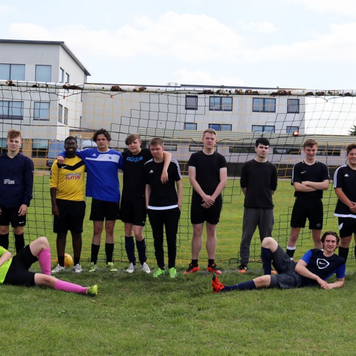 The Basildon Upper Academy - Students take on staff in charity football ...