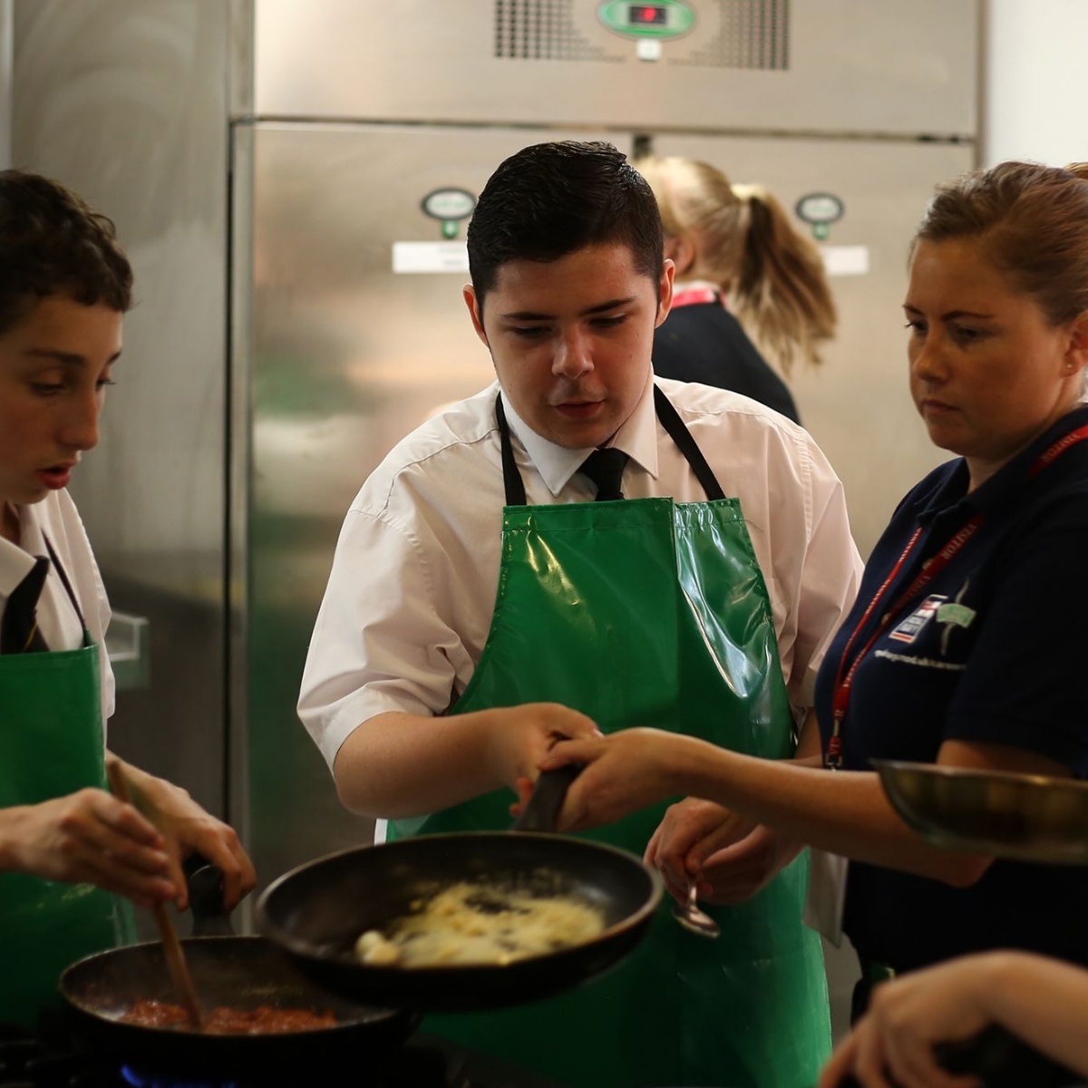 The Basildon Upper Academy - Cooking with the Royal Navy